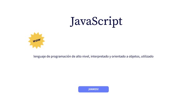 PRESENTACIÓN BÁSICA JAVASCRIPT | Genially