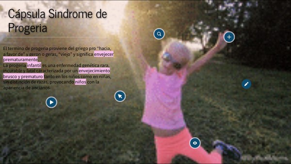 Cápsula de Salud Síndrome de Progeria