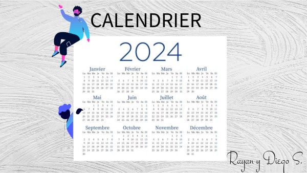 Le calendrier 2024 | Genially