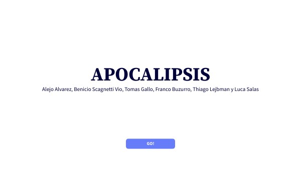 literatura apocalipsis | Genially