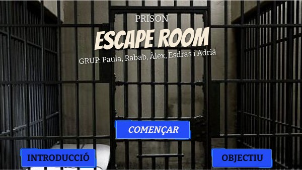THE PRISON - Escape Room | Genially