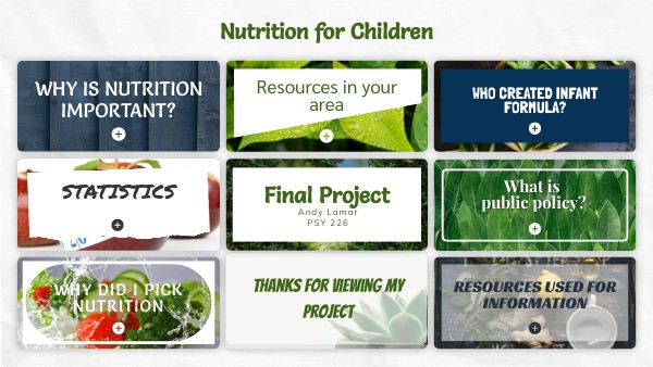 Nutrition Policy Project | Genially