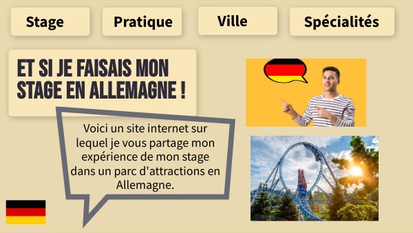 Et si je faisais mon stage à l'étranger ! | Genially