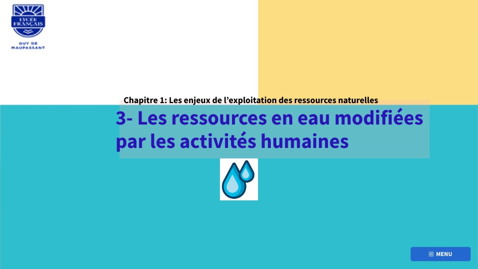 chapitre 1 : Les enjeux de l’exploitation les ressources naturelles ...