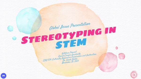Stereotyping in STEM