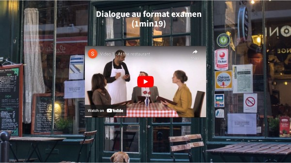 At the restaurant | Genially