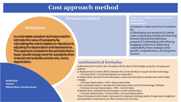 CostApproachMethod | Genially
