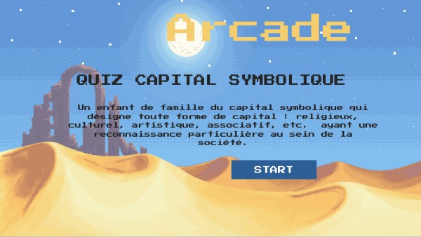 Quiz pixels arcade sur le capital symbolique de pierre Bourdieu