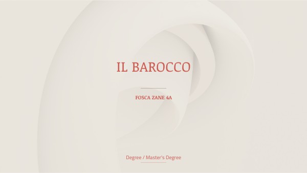Il barocco | Genially