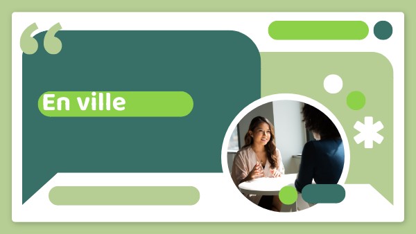 Cours 11 - En ville | Genially