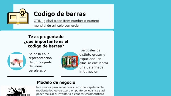 CODIGO DE BARRAS | Genially