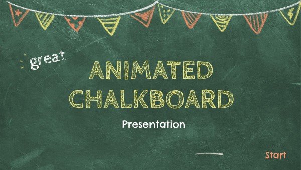 ANIMATED CHALKBOARD PRESENTATION