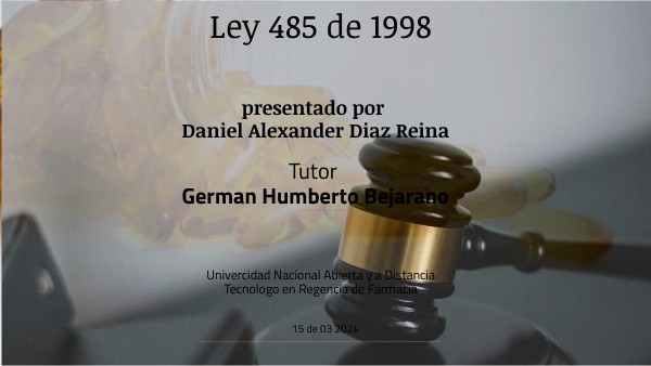 Ley 485 de 1998 Daniel Diaz Reina | Genially