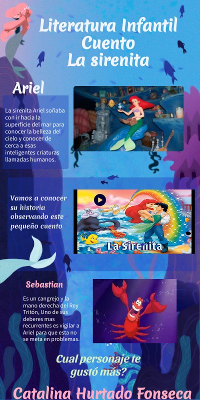 Catalina infografia cuento | Genially