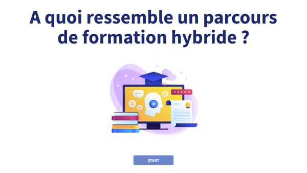 4.4. A quoi ressemble un parcours de formation hybride ? | Genially