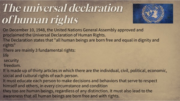 the universal declaration of human rights | Genially