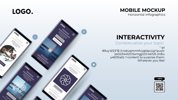 Mobile mockup infographic | Genially