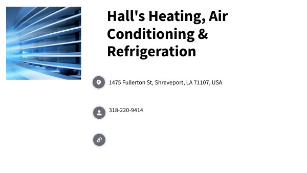 Hall's Heating, Air Conditioning & Refrigeration