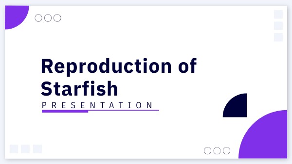 Reproduction of Starfish