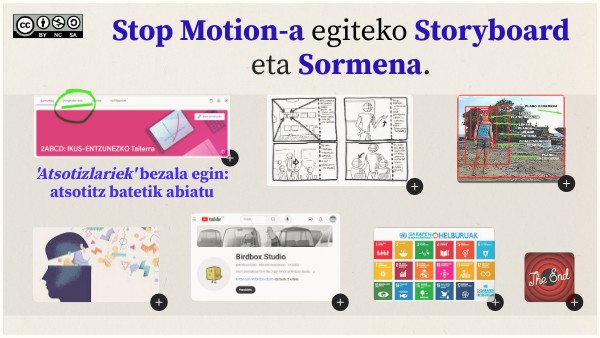 ikus-entzun-T.2: Storyboard (Stop Motion) eta sormena.