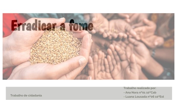 Erradicar a fome