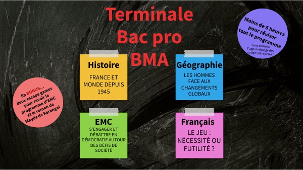 Révisions Terminale Bac Pro HG - EMC