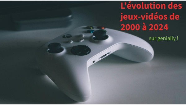 Evolution consoles de jeux vidéo 2000-2024 | Genially