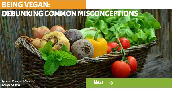 Being Vegan: Misconceptions