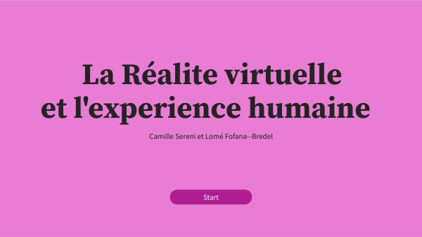 Présentation interactive basique