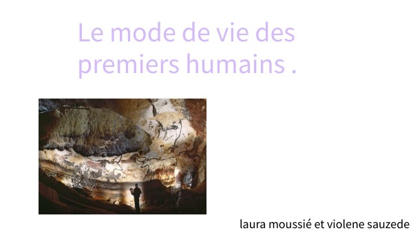 L art des premier humain