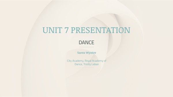 UNIT 7 PRESENTATION