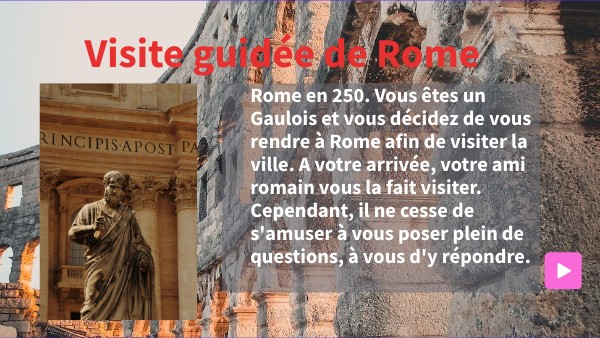 Viste guidée de Rome | Genially