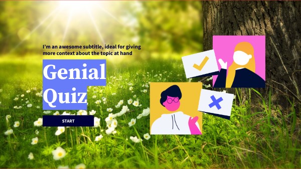 TEST Genial quiz | Genially