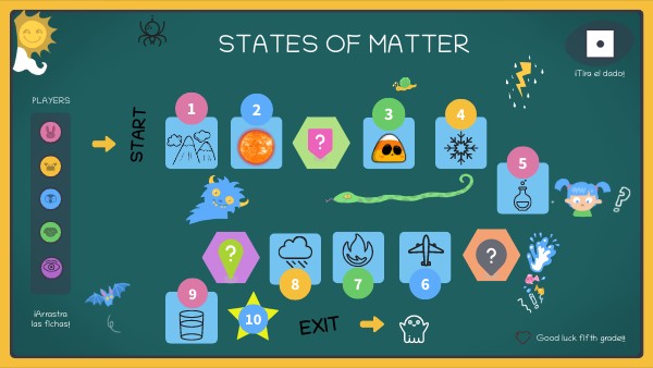 Game states of matter | Genially