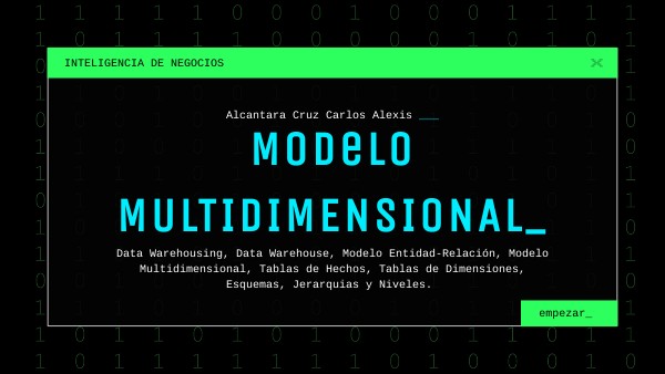 MODELO MULTIDIMENSIONAL | Genially