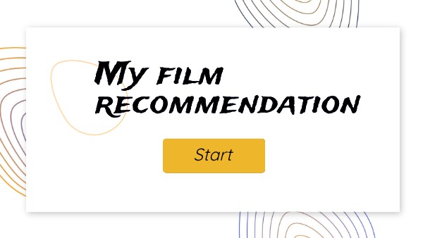 My film recommendation