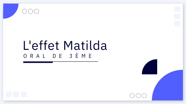 ORAL DNB EFFET MATILDA | Genially