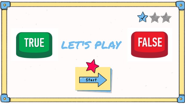 CHOOSE ONE: TRUE OR FALSE | Genially