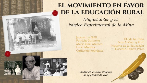Historia de la Ed. Miguel Soler | Genially