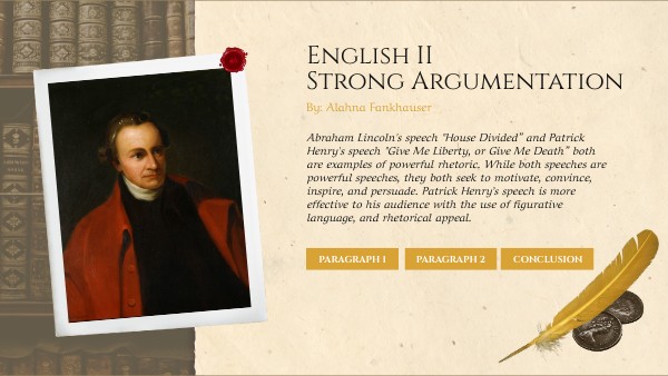 English 2 Strong Argumentation | Genially