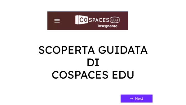 Scoperta guidata CoSpaces