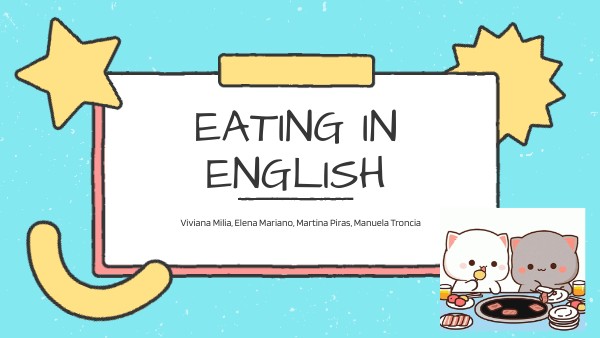 Eating in English | Genially