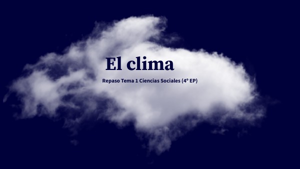 El clima | Genially