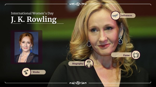 Women's Day: J.K. Rowling | Genially