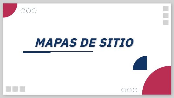 Mapas de Sitio
