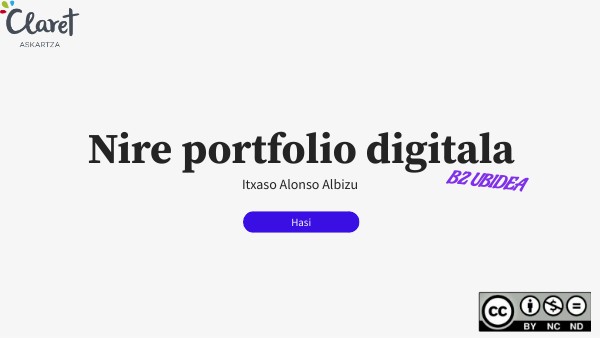 Nire portfolio digitala B2 ubidea - Itxaso Alonso