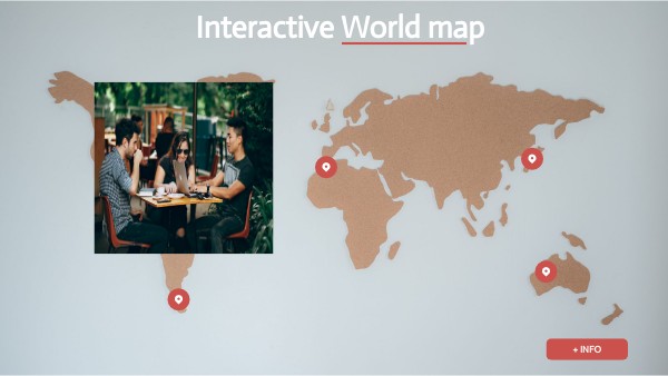 Mapa-múndi interativo
