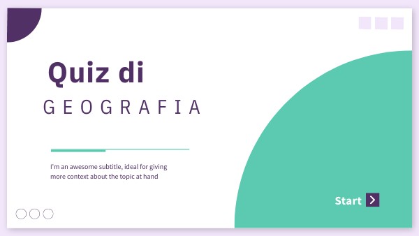 quiz di geografia | Genially