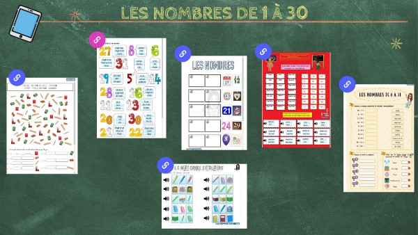 LES NOMBRES 1 À 30 | Genially