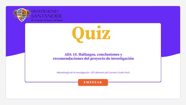 Quiz ADA 10